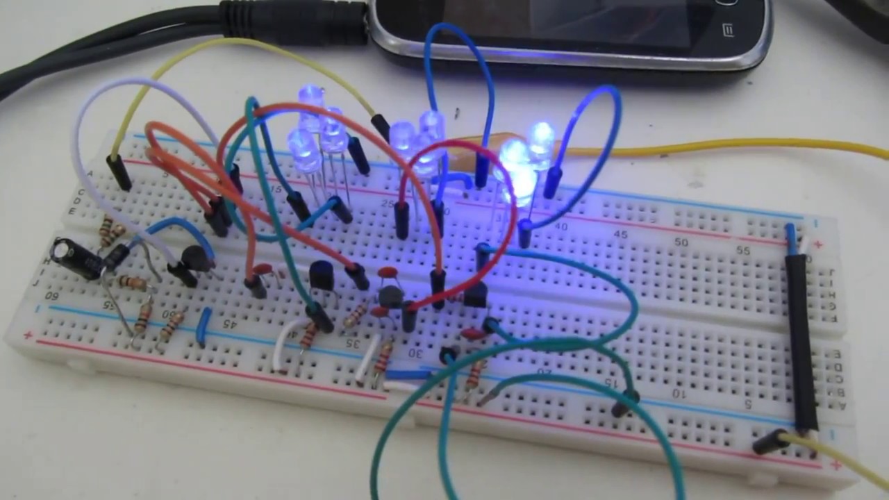 led color organ - YouTube