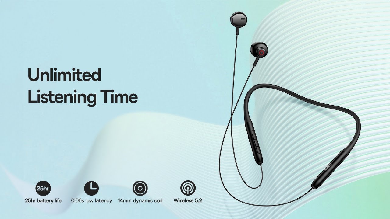 Baseus Bowie P1 Half In-Ear Neckband Wireless Earphones (NGPB000001 ...