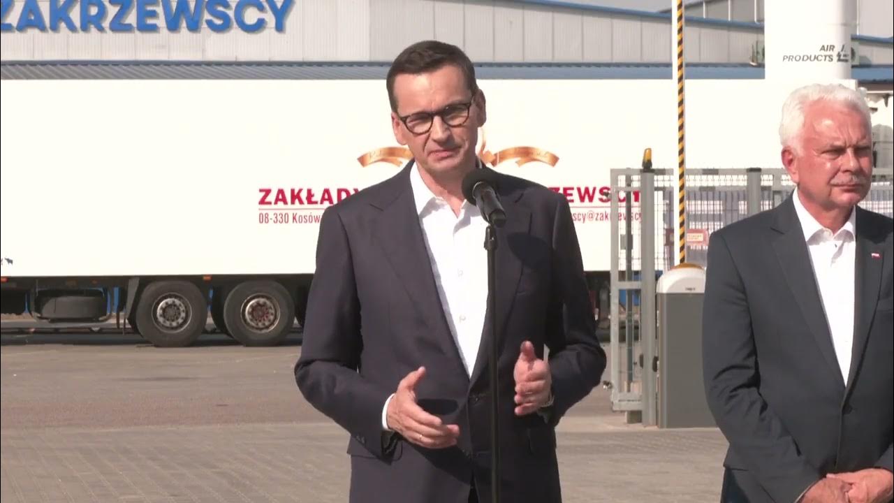 Wizyta premiera Mateusza Morawieckiego w Kosowie Lackim. - YouTube