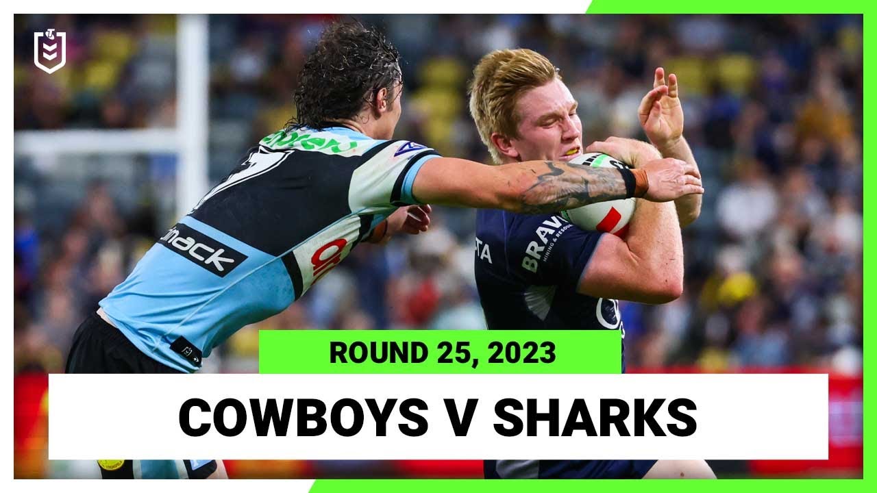 North Queensland Cowboys v Cronulla-Sutherland Sharks | NRL Round 25 ...