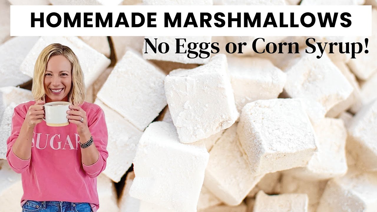 Fluffy Homemade Marshmallows (No Corn Syrup!) | Easy Organic ...