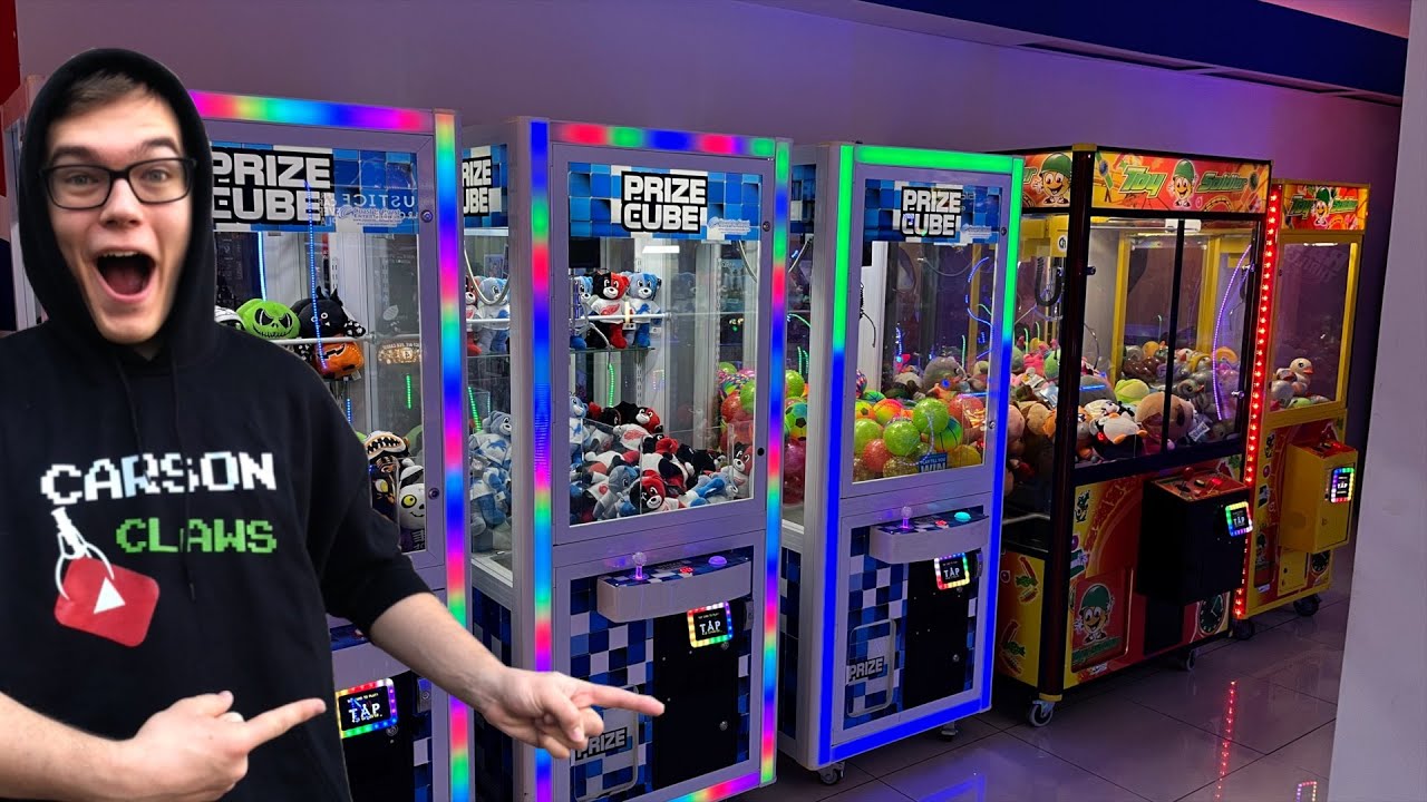 Claw Machine Madness at Empty Arcade! - YouTube