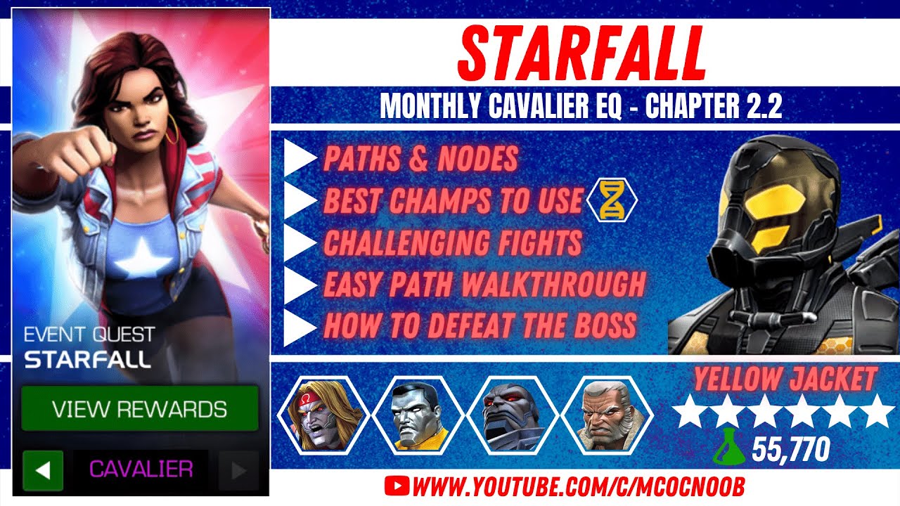 Starfall - Cavalier Event Quest - Chapter 2.2 -Yellow Jacket - Marvel ...