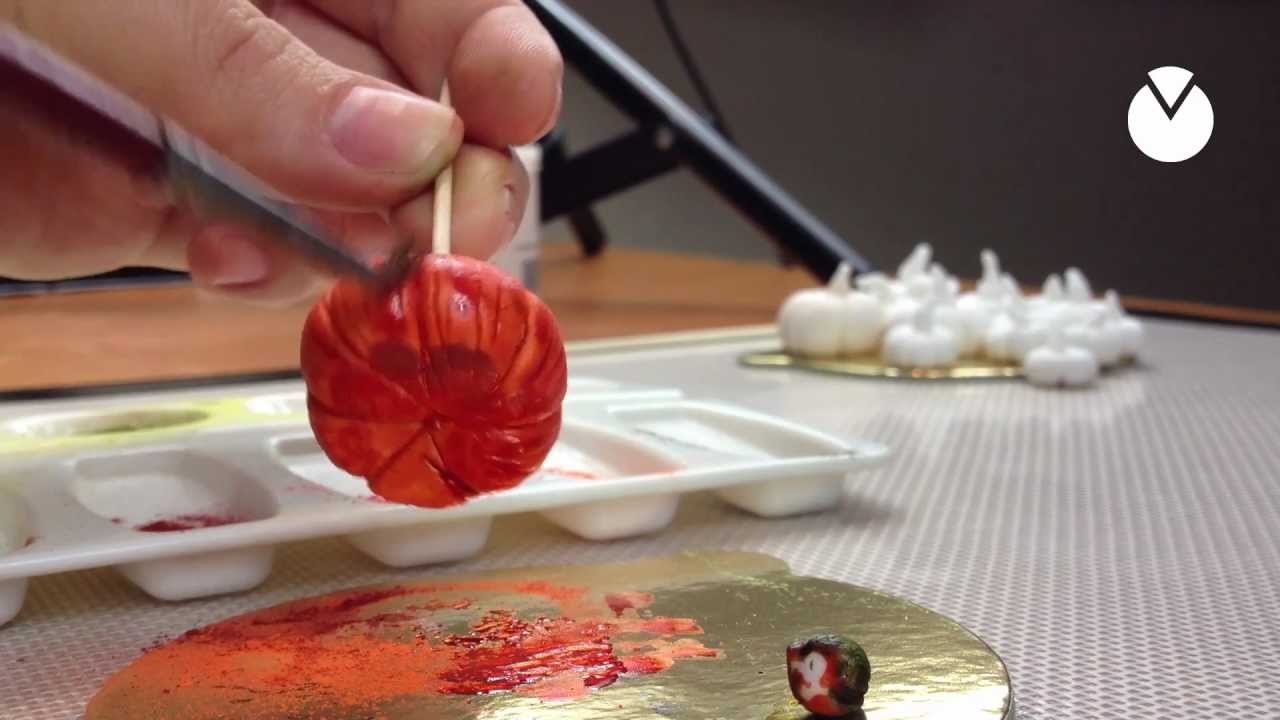 How to Sugar Craft a Pumpkin - YouTube