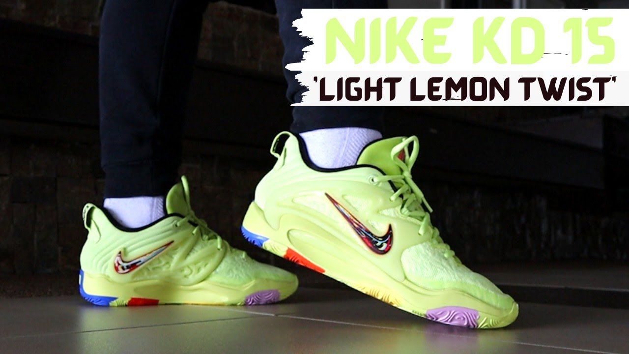 Low Cut KD + Zoom Strobel? Nike KD 15 'Light Lemon Twist' Detailed ...