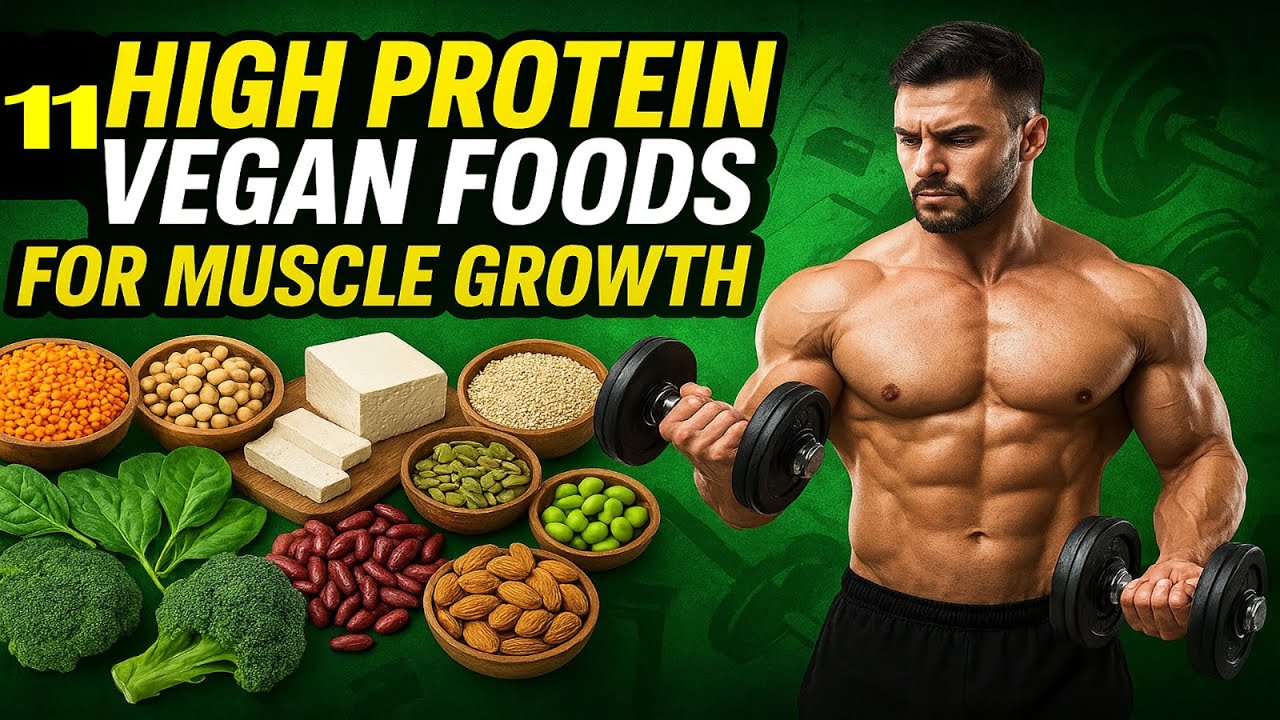 💪 11 High Protein Vegan Foods for Muscle Growth | Best Plant-Based ...