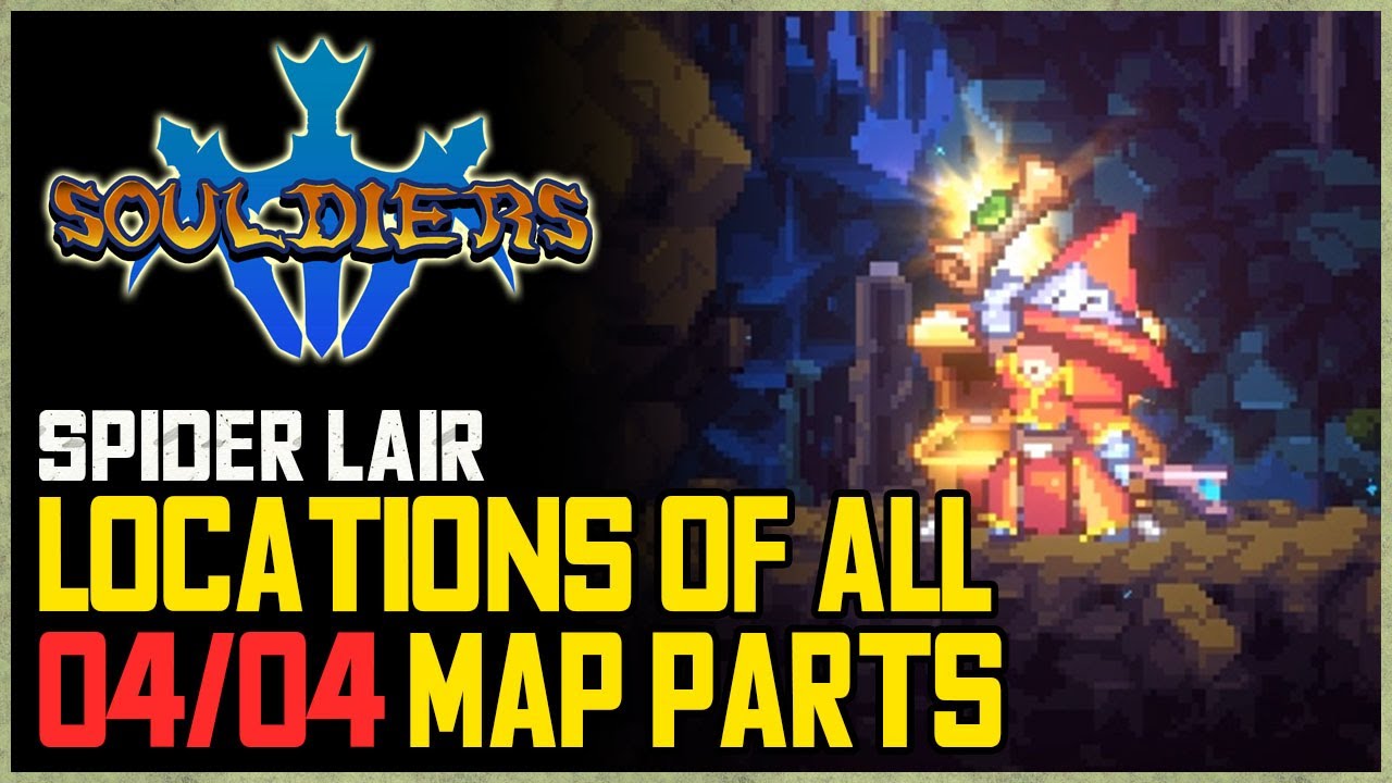 All Spider Lair Map Locations Souldiers - YouTube