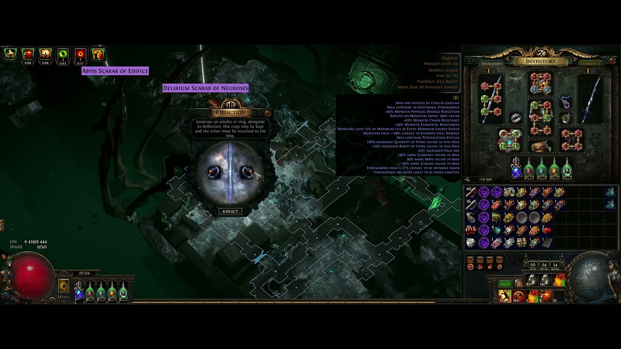 Poe 3.25 Molten Strike str stacker 540m dps T17 Ziggurat - YouTube