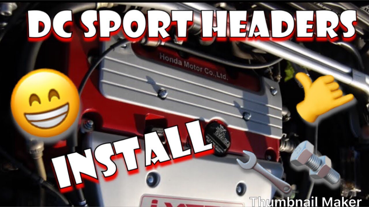 Installing dc headers on the RSX - YouTube