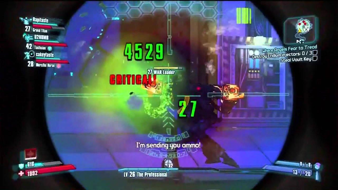 Borderlands 2: Angel Boss Battle (HD) - YouTube