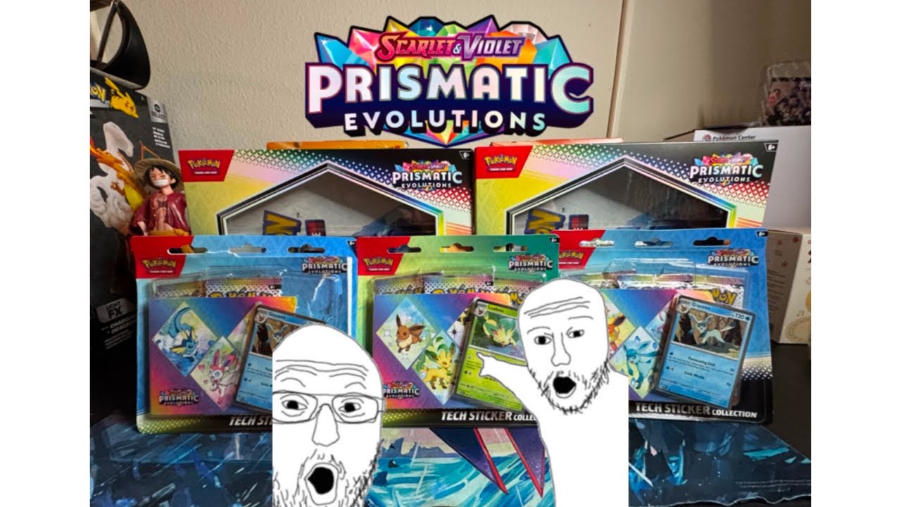 HAPPY PRISMATIC EVOLUTIONS RELEASE DAY : POKEMON PRISMATIC STICKER ...