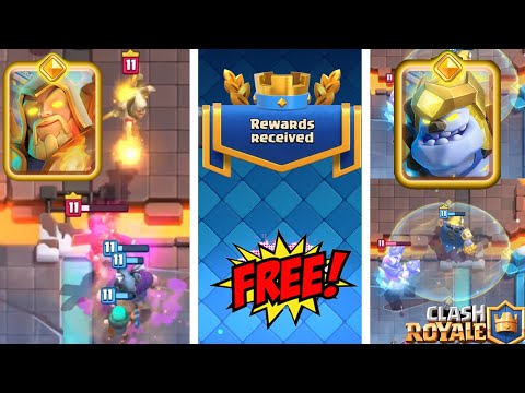 Hurry and Get the New Secret Free Rewards and Code in Clash Royale! New Hero Wizard and Ice Golem!
