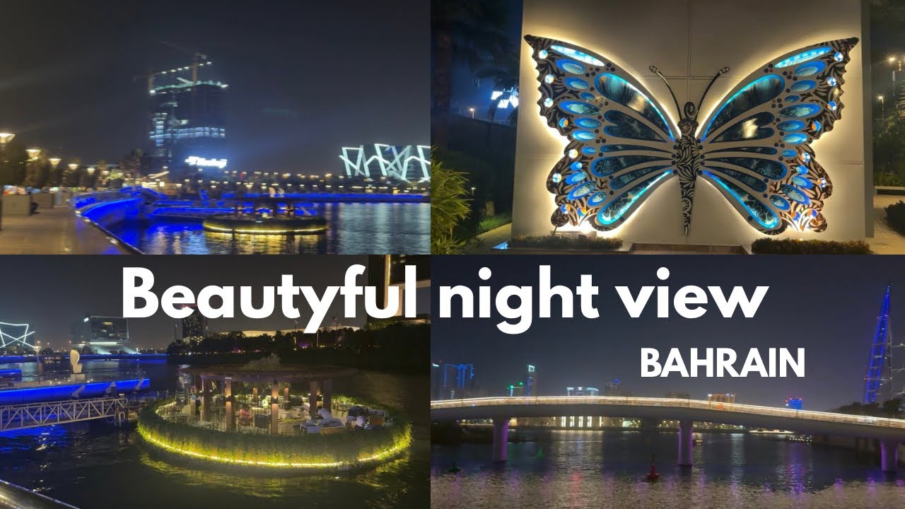 Bahrain night view Manama || Beautiful place ||घुम्न आउनु होला ...