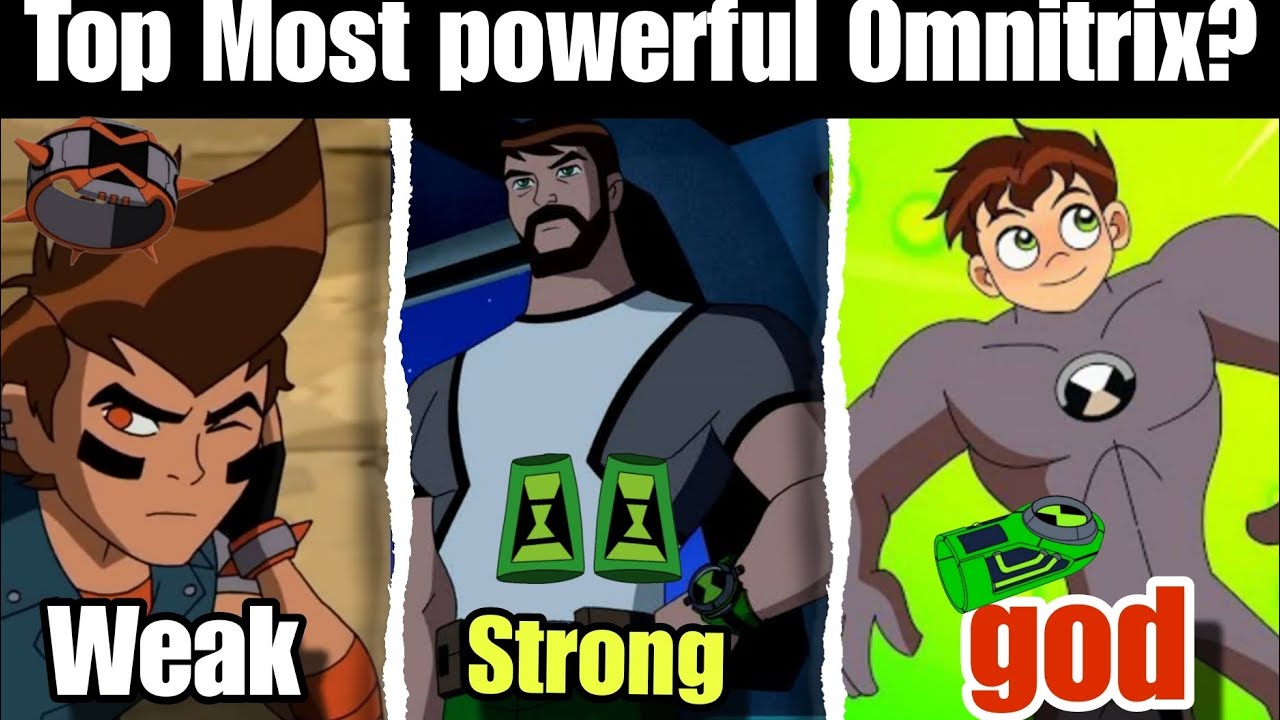 Top 5 Most Strongest Omnitrix in Ben10 universe? - YouTube