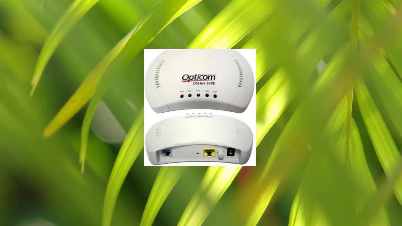 Como rotear modem Opticom DSLink 260E - YouTube