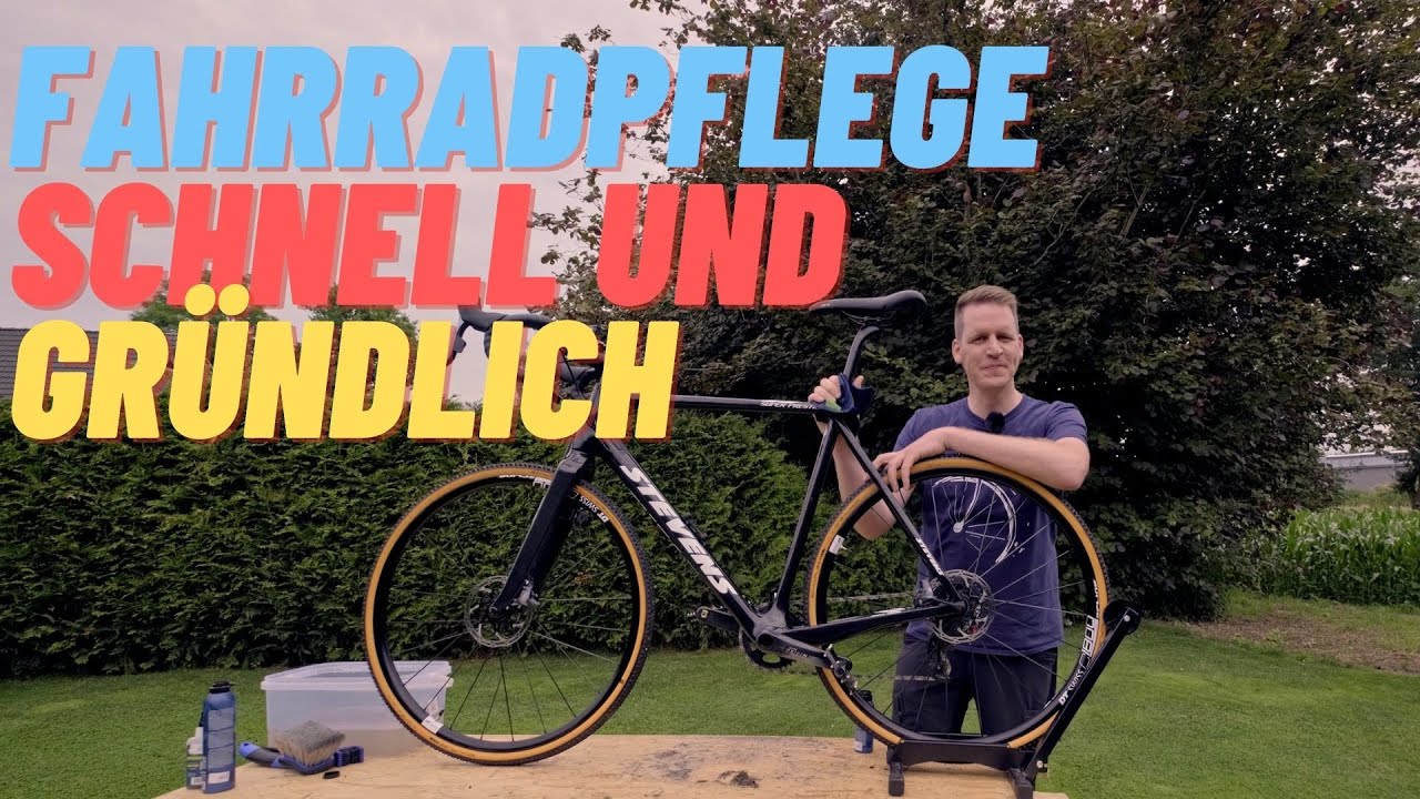 Die richtige Fahrradpflege: Waschen, legen, föhnen mit Tunap am Stevens ...