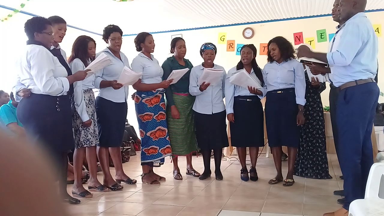 Grootfontein Sda church choir -lo he comes - YouTube