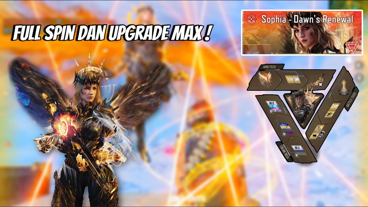 Full spin dan upgrade max karakter sophia mythic | CODM | PART 1 - YouTube