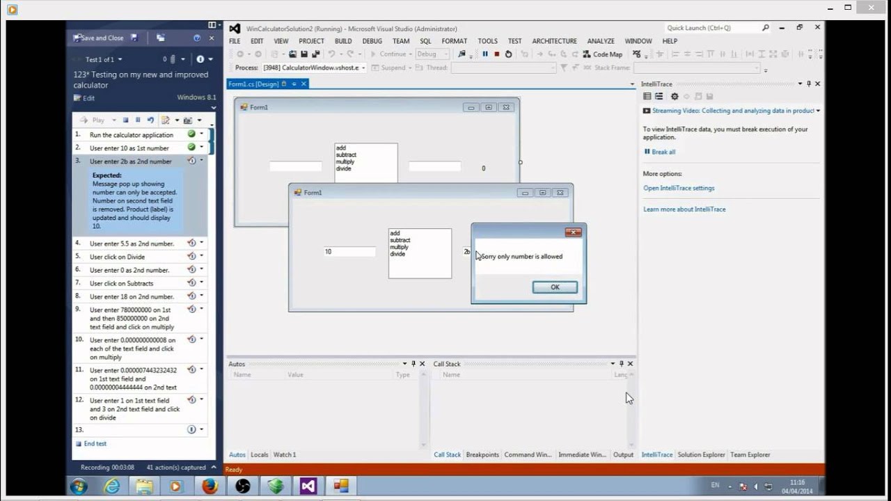 Visual Studio Episode 8:- Running the MTM Test on visual studio - YouTube