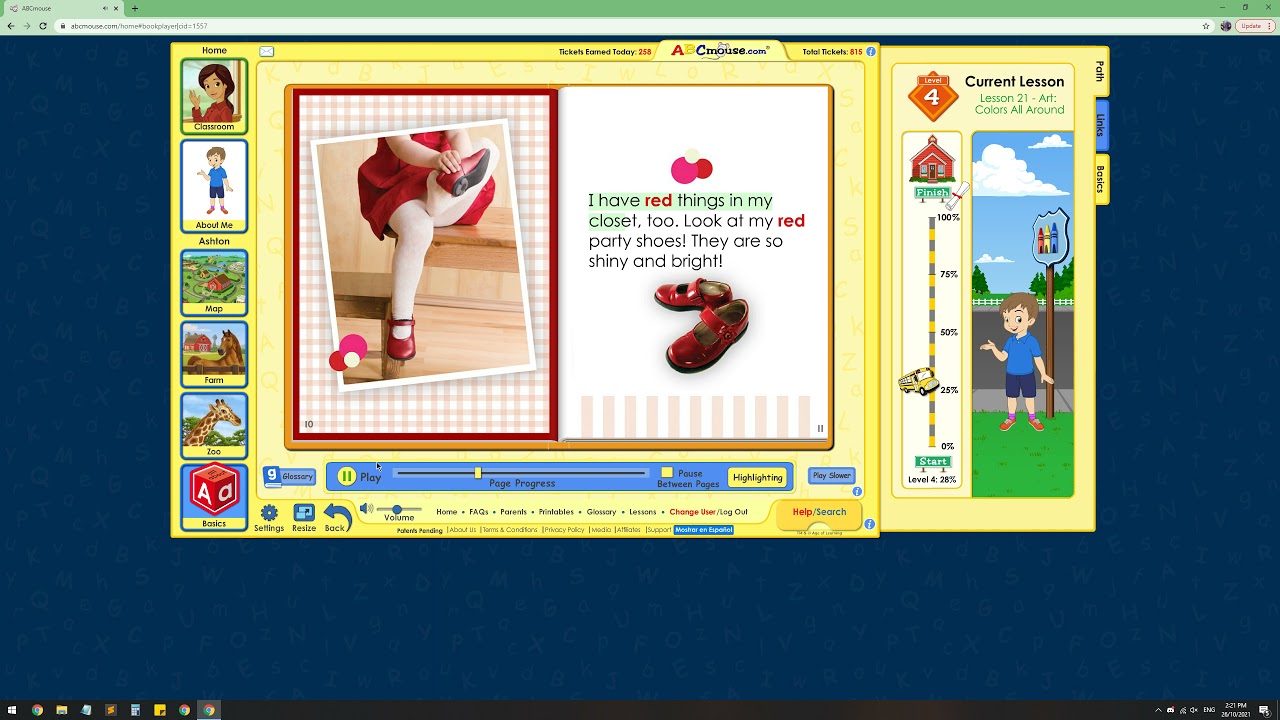 ABCmouse Level 4: Lesson 21 - Art: Colors All Around by Funtoyspenelope ...