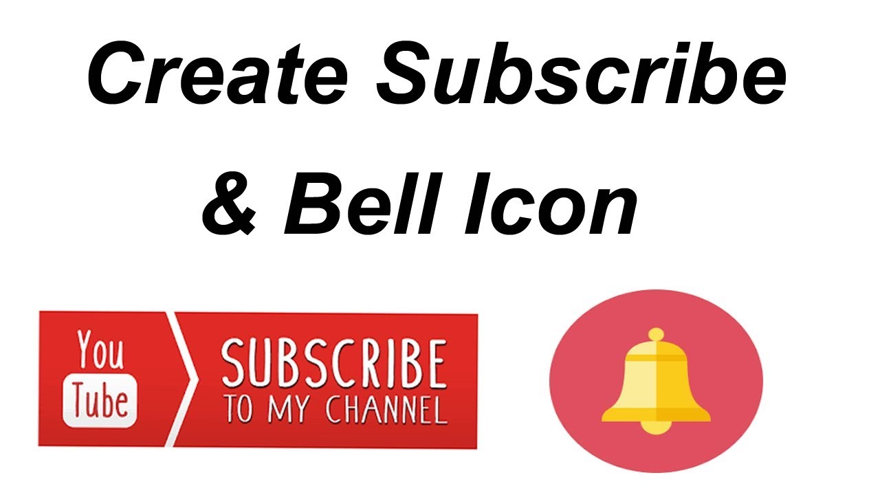 How to Make Subscribe and Bell Icon Intro for Youtube Channel - YouTube