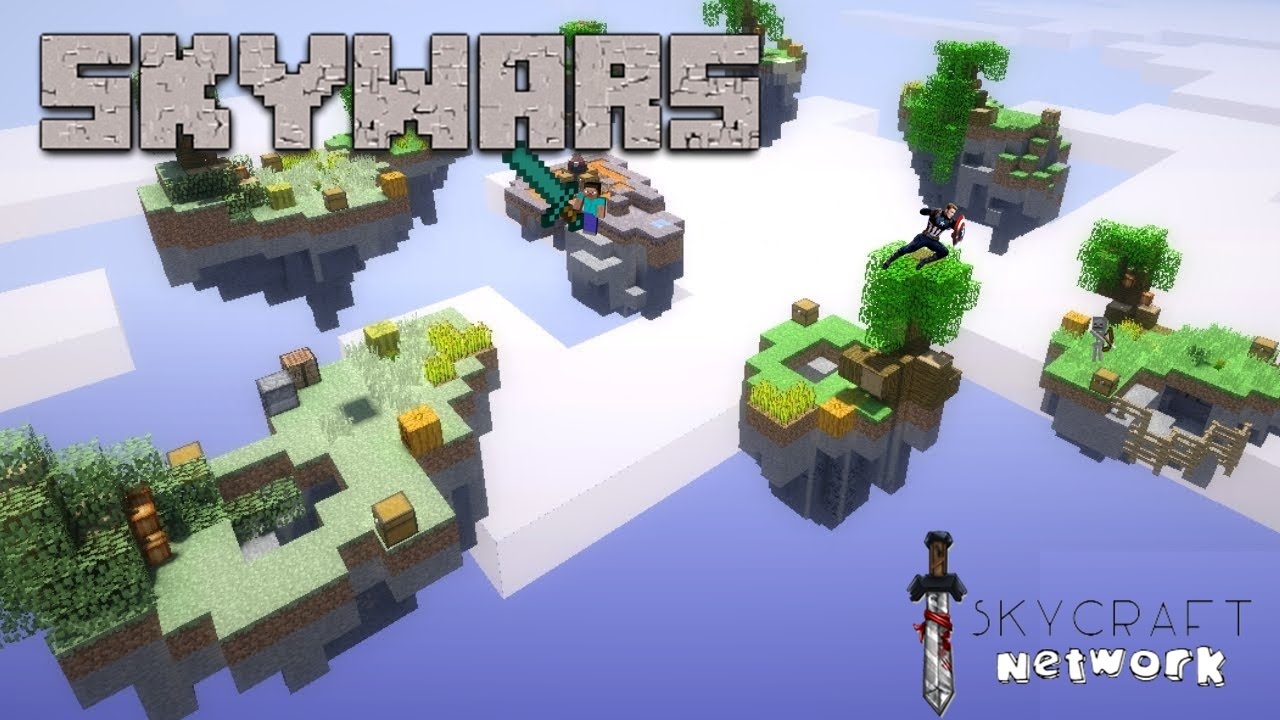 Minecraft: SkyWars - Skycraft (Kit VIP) - YouTube