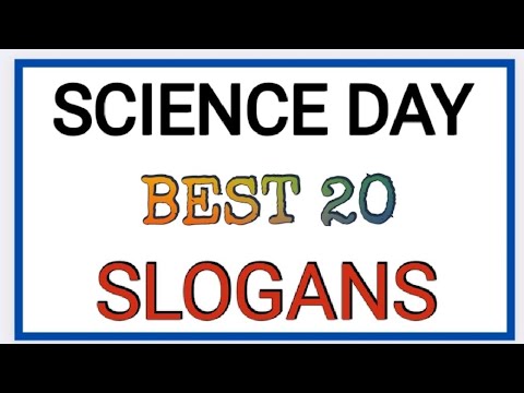 20 Best Slogans On Science Day/Science day slogans in English/National ...