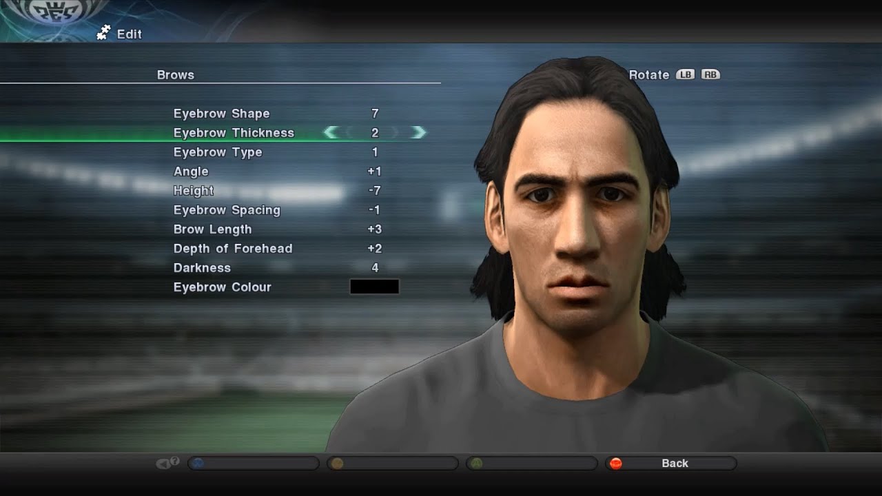 Rui Costa face build pes 2011 ( Classic Player) - YouTube