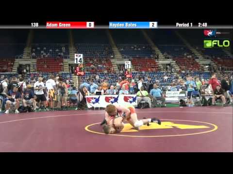 Cadet 138 - Adam Green (Ohio) vs. Hayden Bates (Oregon) - YouTube