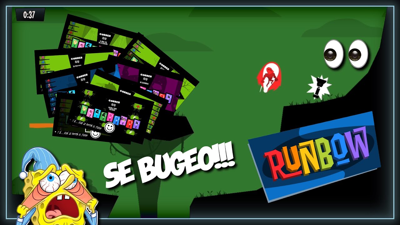 Un juego para pasarlo entre amigos, pero lo rompí!?!? - Runbow - YouTube