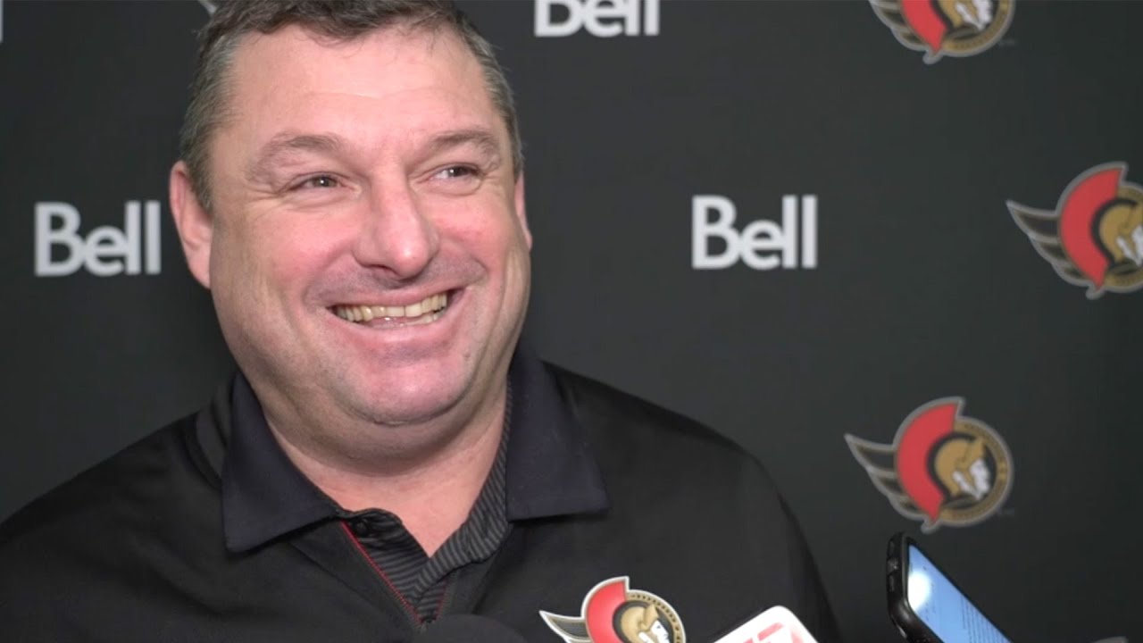 D.J. Smith, Drake Batherson, Derick Brassard and Jake Sanderson ...