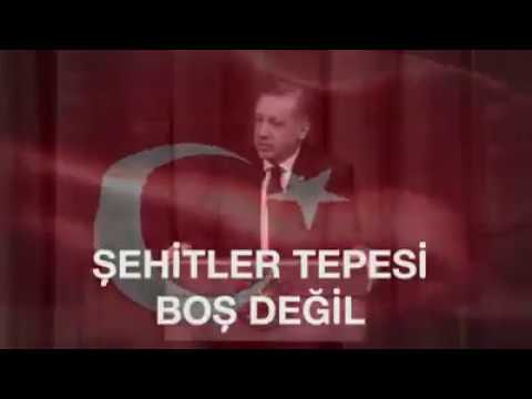 Cumhurbaşkanı Erdoğan Şehitler Tepesi Şiiri Mükemmel