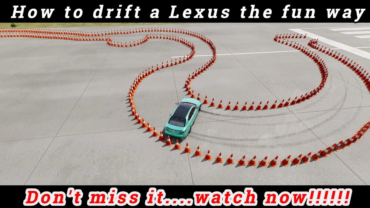 How to Drift a Lexus the fun way - YouTube