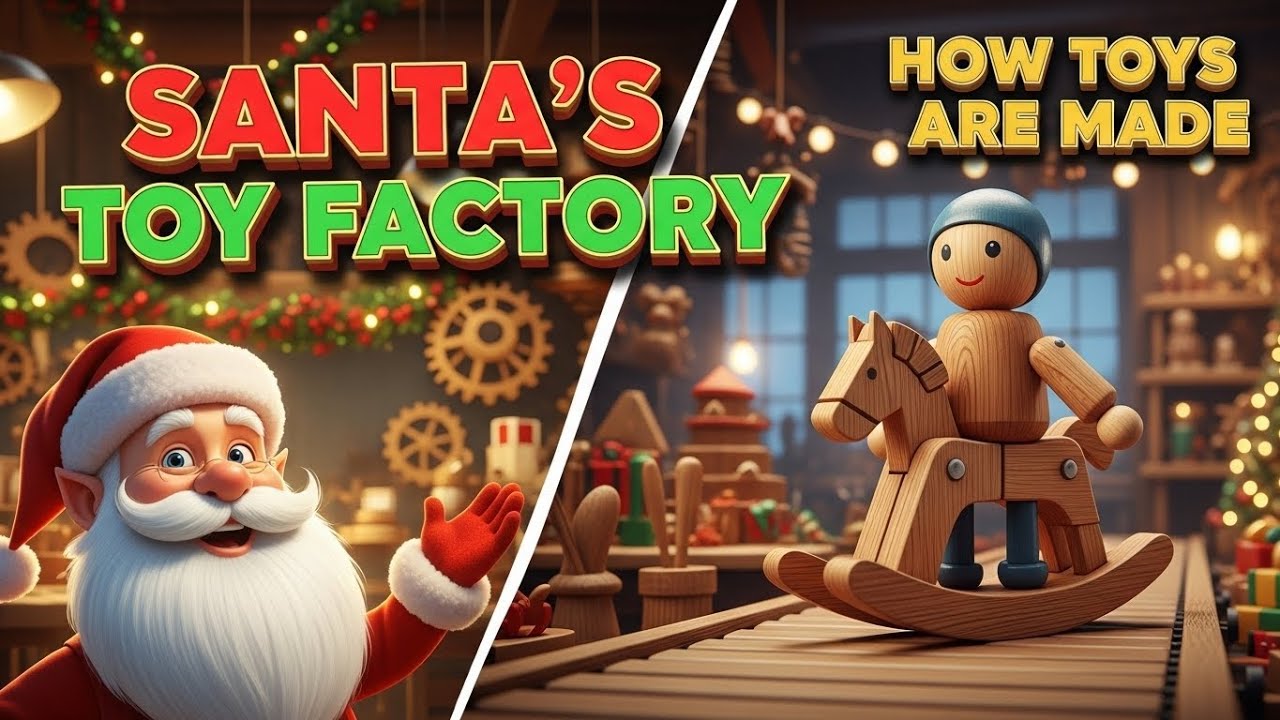 Inside Santas Christmas Toy Factory | How Toys Are Made for Christmas ...