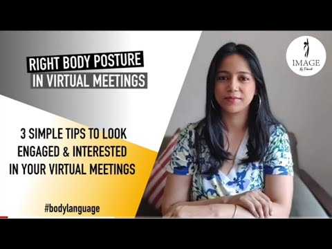 3 TIPS on Right Posture in Virtual Meetings - YouTube