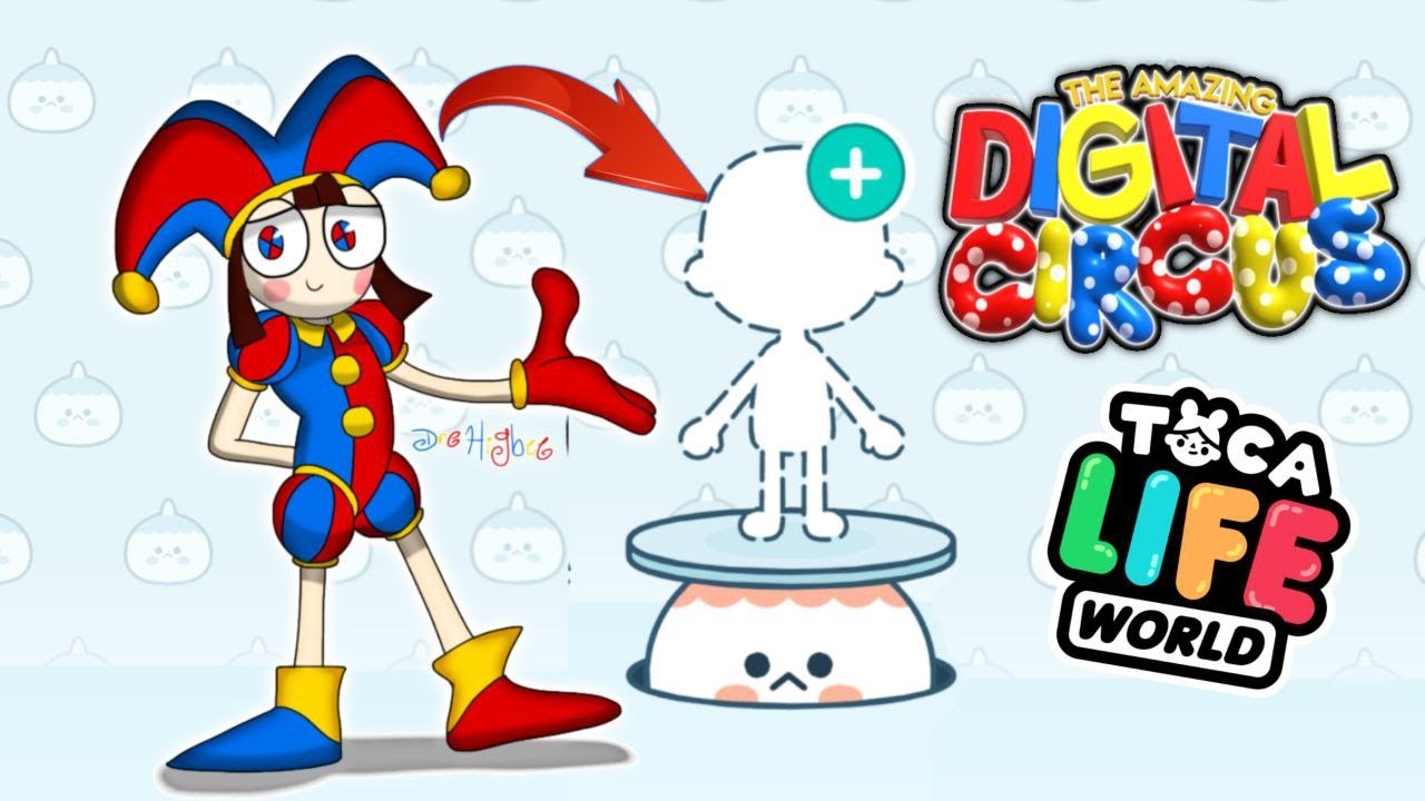 The Amazing Digital Circus In Toca Life Word Pomni Toca Boca Youtube