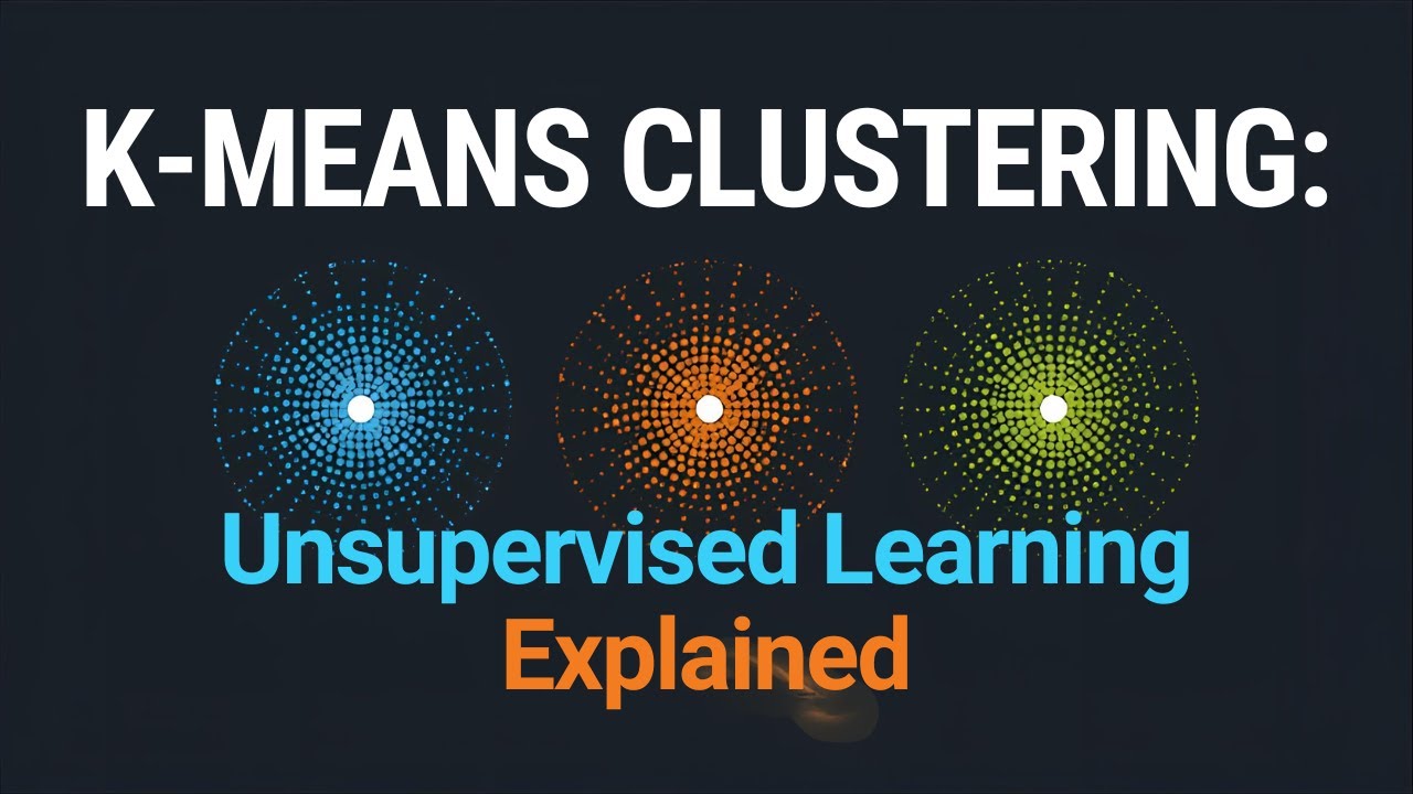 K-Means Clustering Algorithm Explained | Unsupervised Learning in ...