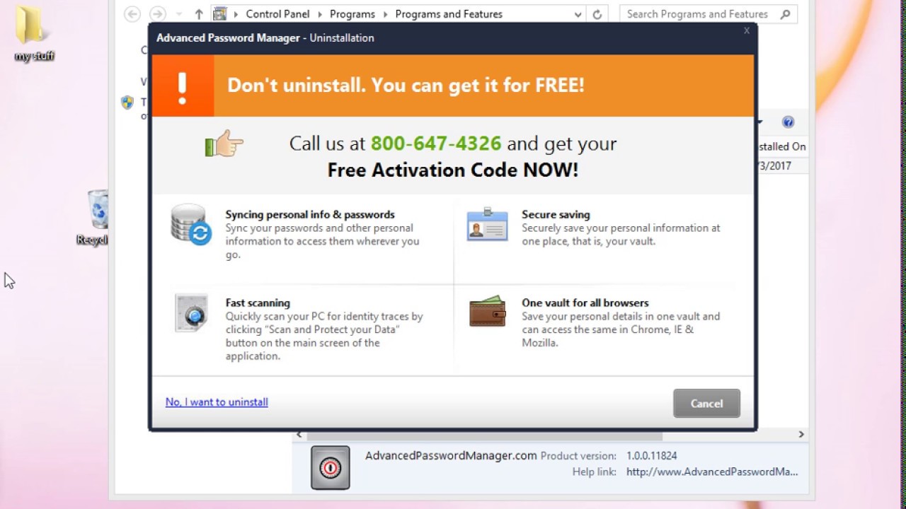 Advanced Password Manager Scam - YouTube