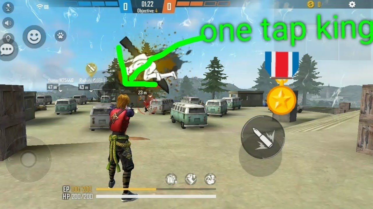 one tap king 🤴 - YouTube