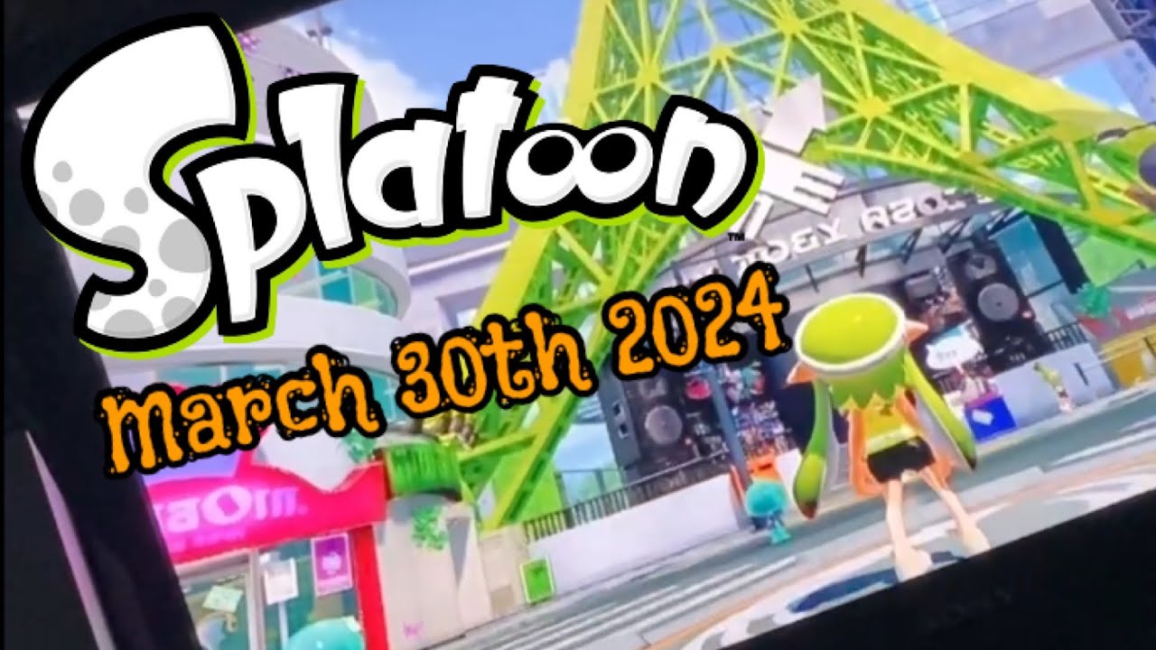 Splatoon 1 March 30th 2024 Gameplay - YouTube