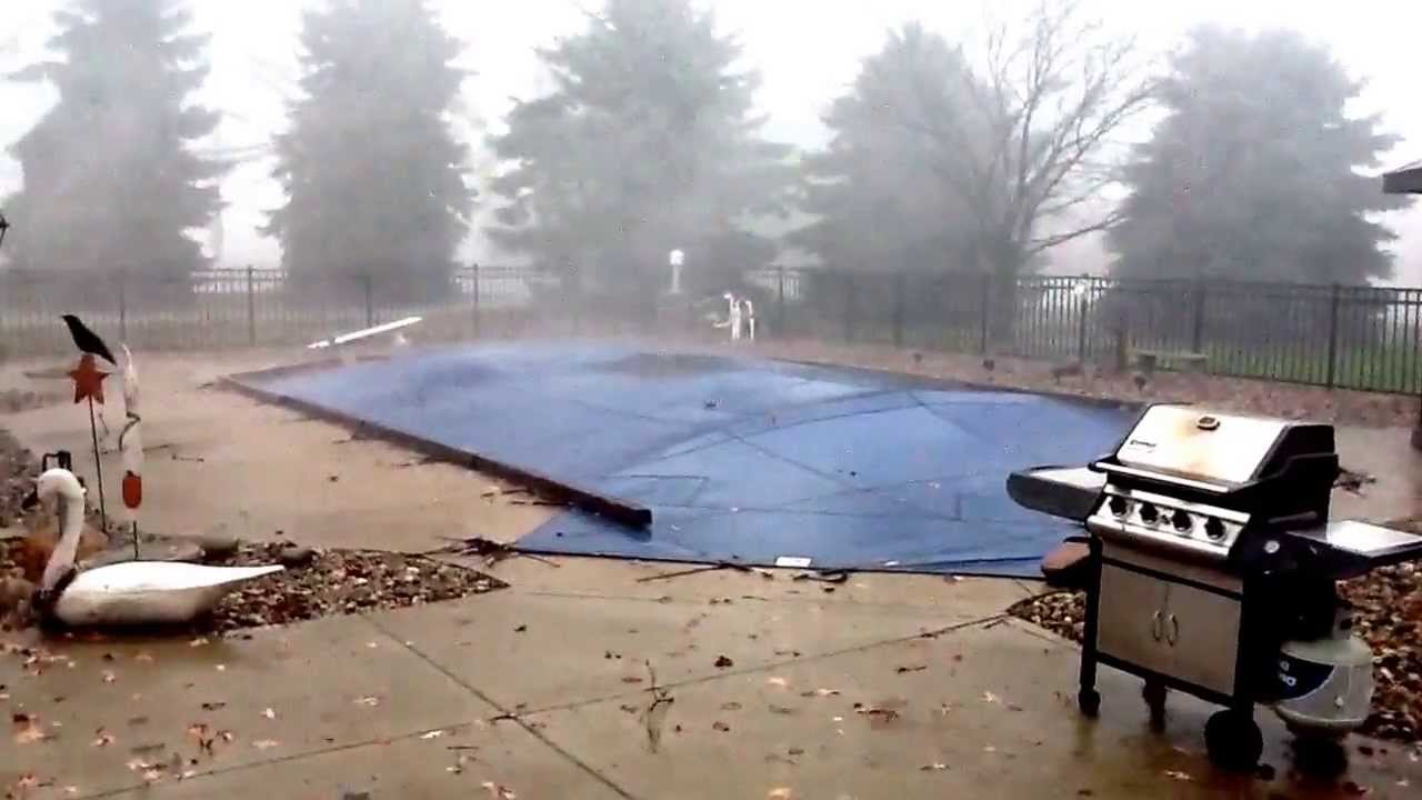 New design for supporting a pool cover passes a 60 mph storm. Now ...