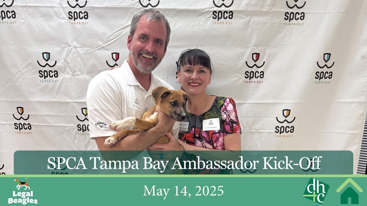 Rep & Simone Deloach Named SPCA Tampa Bay Ambassadors | DeLoach, Hofstra & Cavonis, P.A.