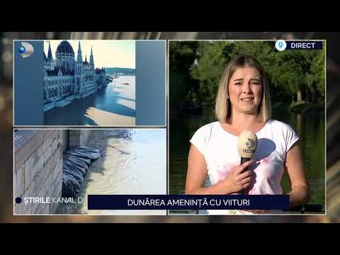 Stirile Kanal D - Dunarea ameninta cu viituri! | Editie de seara - YouTube