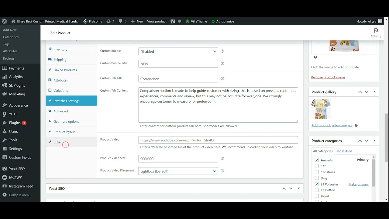 Edit Custom Tabs Woocommerce Product - YouTube