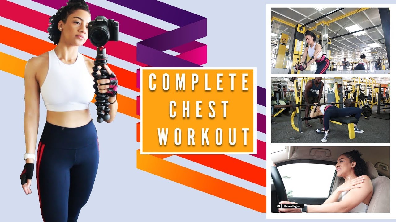 Chest Workout for Women | 4 Exercises - YouTube