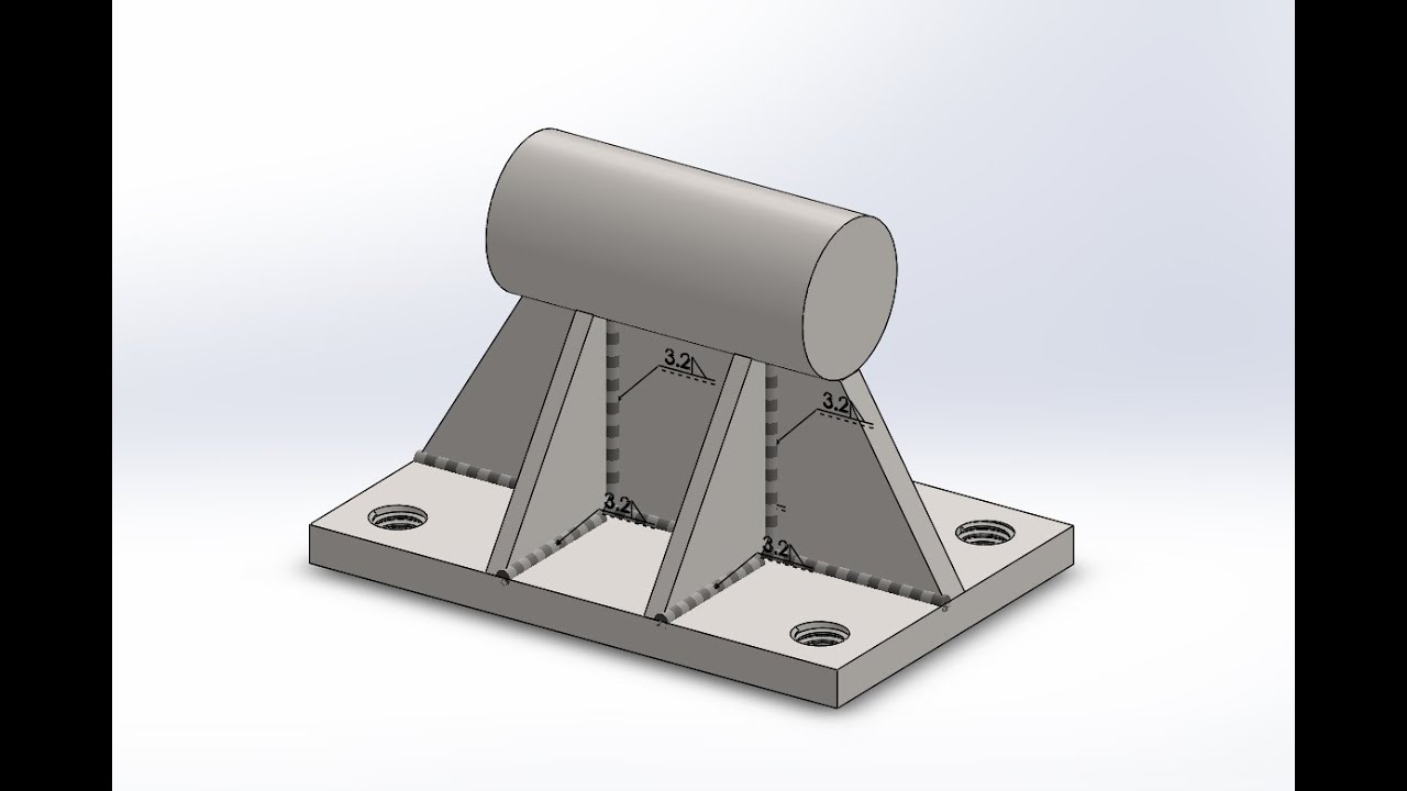 Tutoriel SolidWorks Fonction de base et soudure pour débutant sur ...