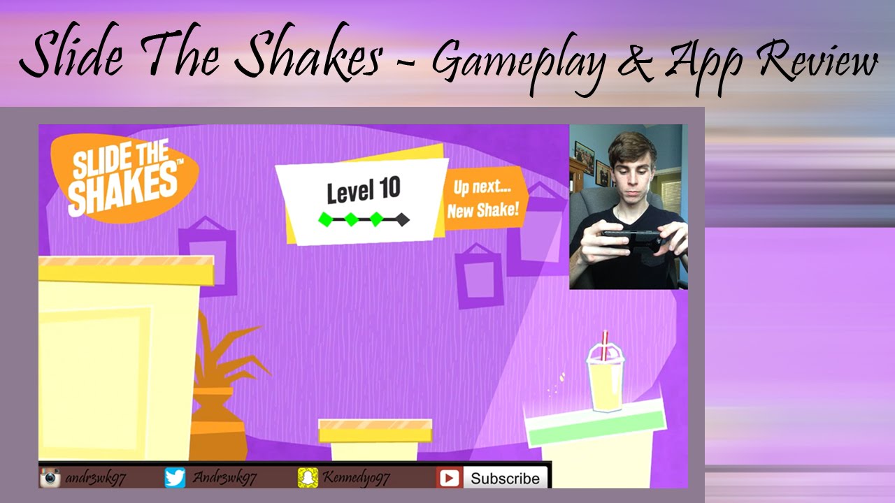 Slide the Shakes - Gameplay & App Review - YouTube
