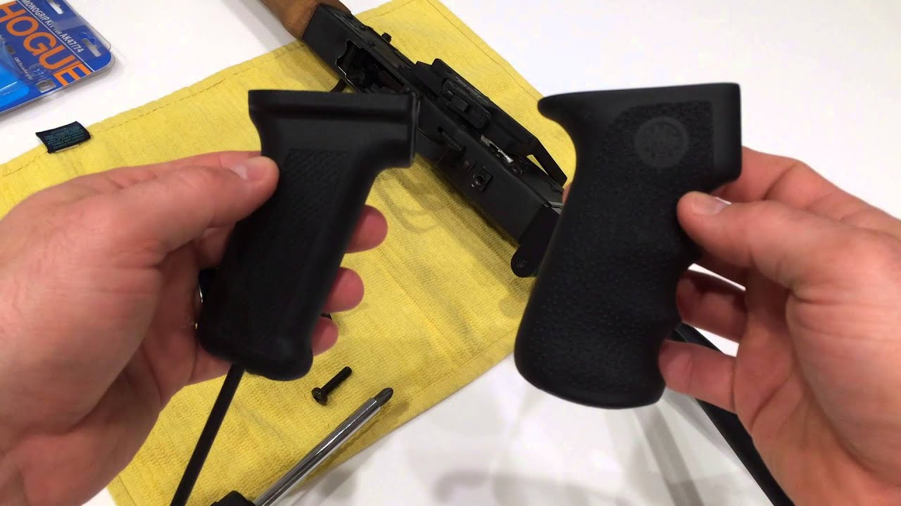 How To Upgrades: WASR 10 AK-47 Pistol Grip Replacement with Hogue ...