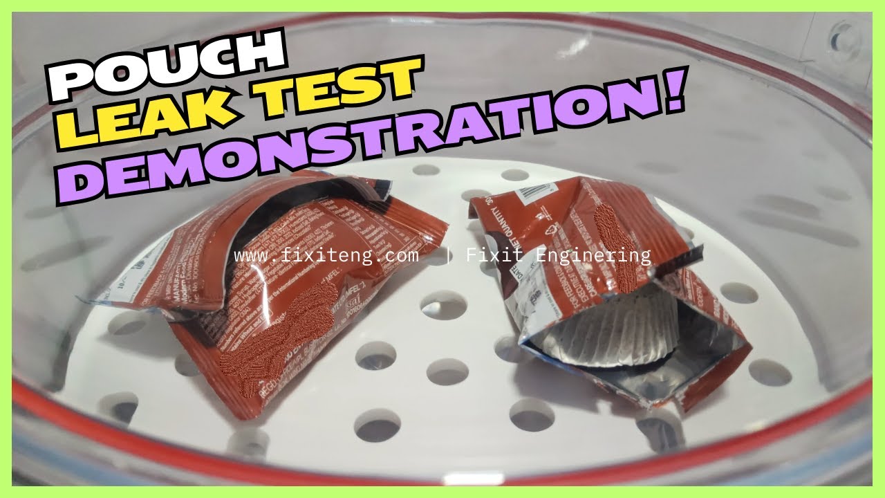 Pouch Leak Test Apparatus ( Dry Leak Test) - YouTube
