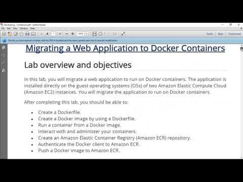 Migrating Web Application to Container on AWS - Anand K - YouTube